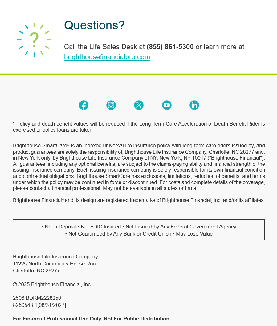 Brighthouse SmartCare guide for LTC Awareness Month