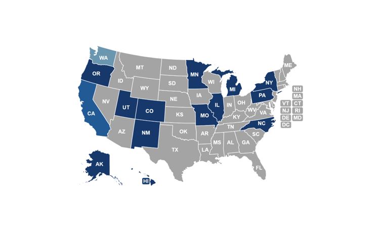 State Legislation Map
