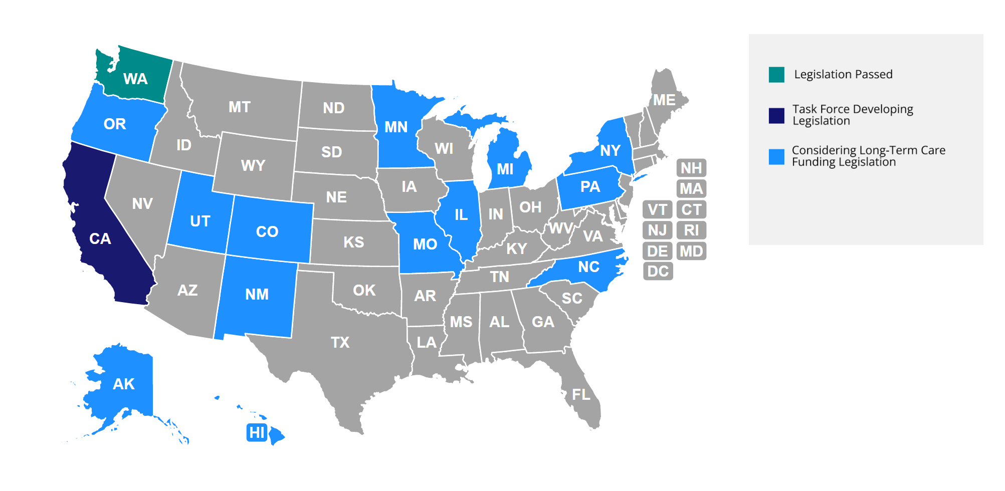 Long-Term Care (LTC) Legislative Activity Updates
